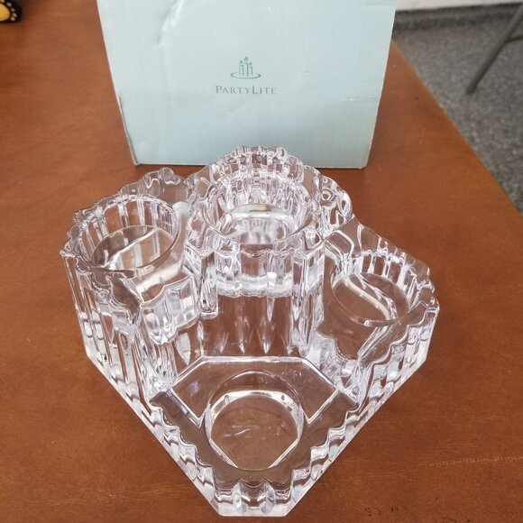 PartyLite | Accents | Partylite Crystal Castle Tealight Holder | Poshmark